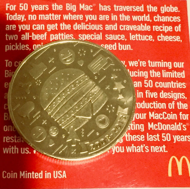 McDonalds Mac Coins Original Packaging - Scarsdale Coin