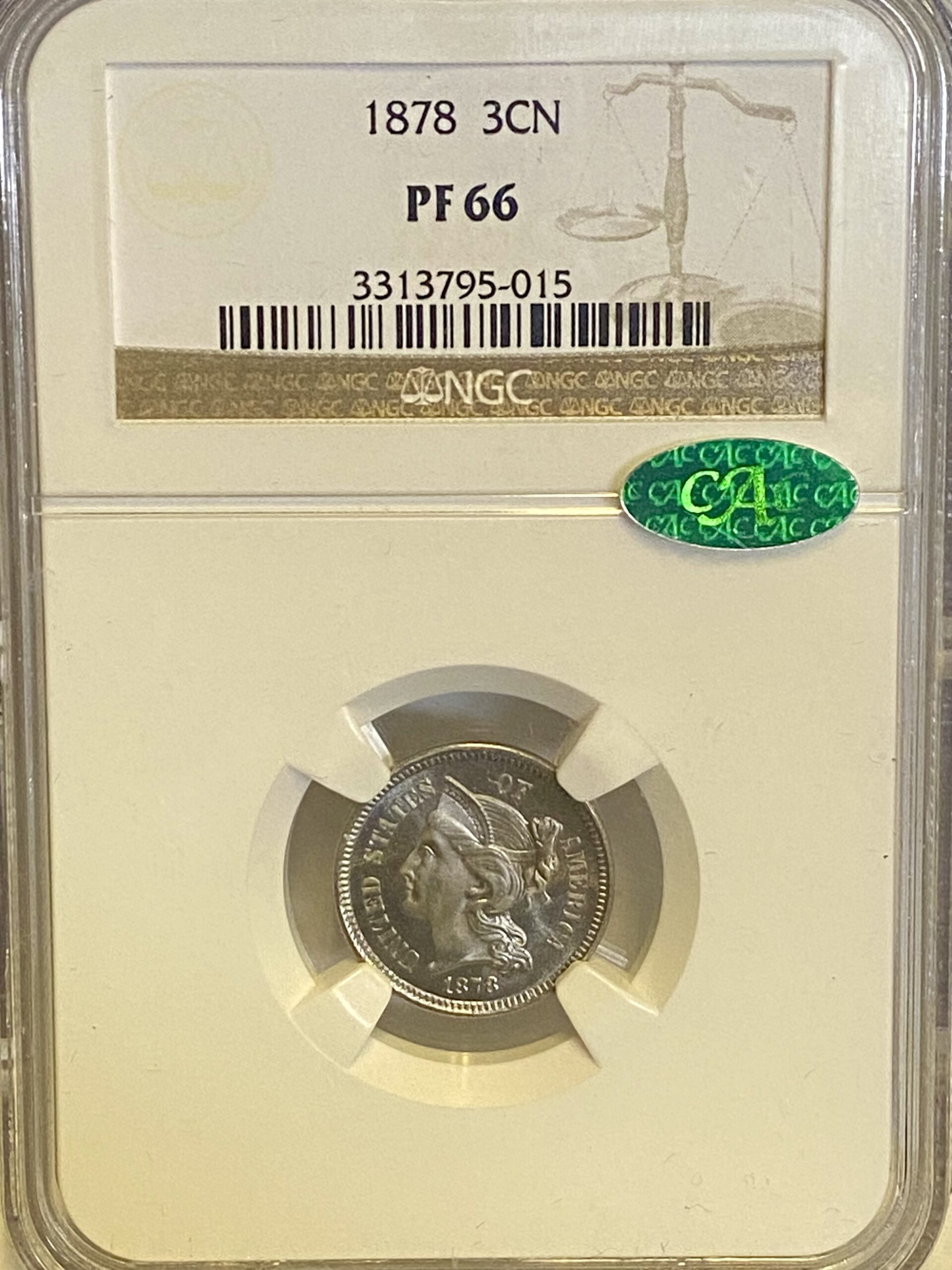 1878 NGC PF66 CAC - Scarsdale Coin