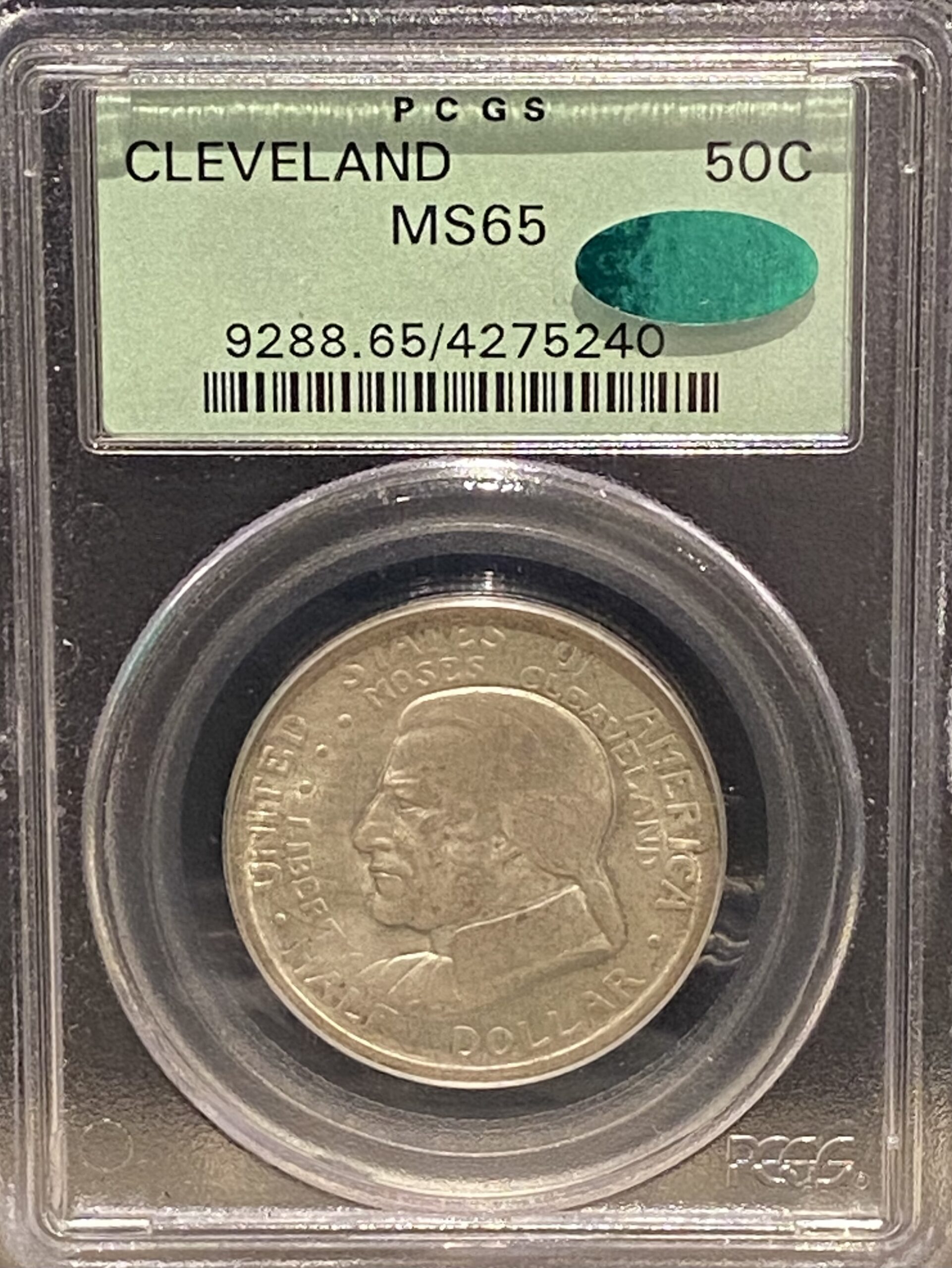 Cleveland 1936 PCGS MS65 CAC - Scarsdale Coin