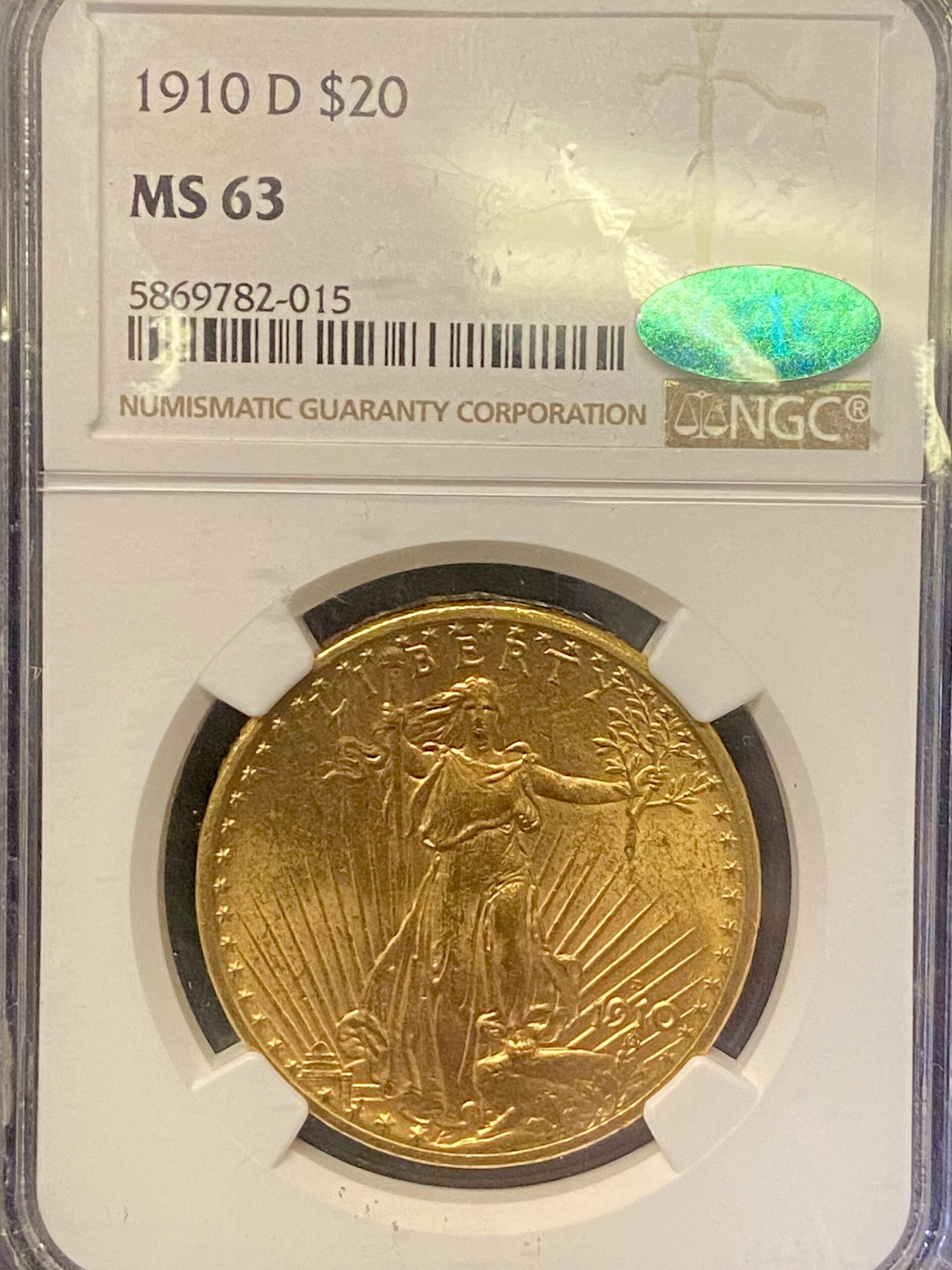 1910-D NGC MS63 CAC - Scarsdale Coin