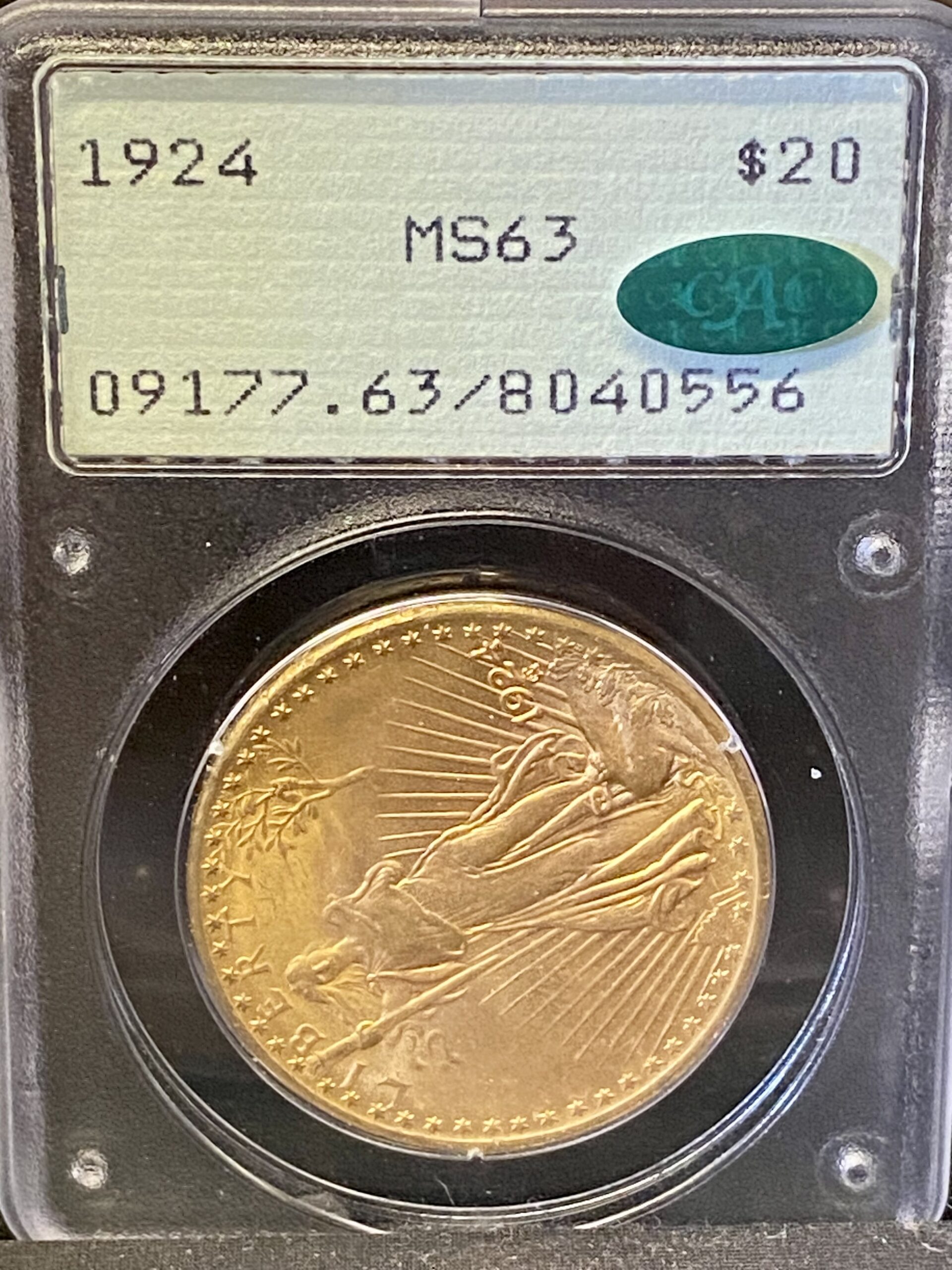1924 PCGS MS63 Rattler CAC - Scarsdale Coin