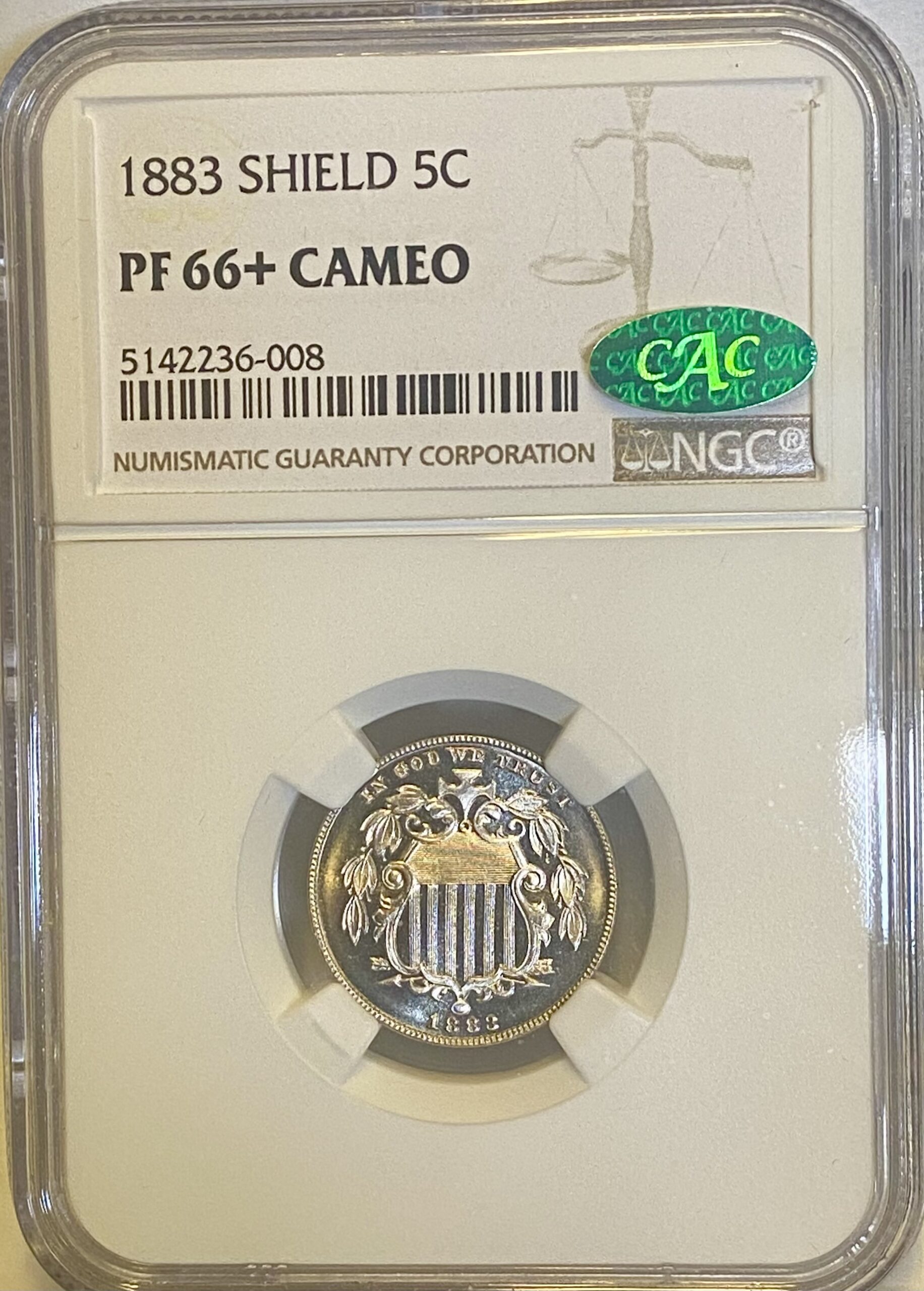 1883 NGC PF66+ CAMEO CAC - Scarsdale Coin